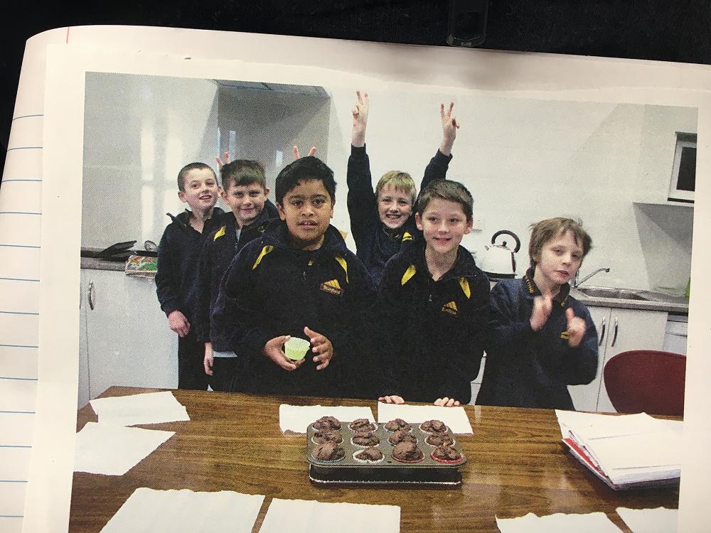 Boys Writing Group in the High Flyers.