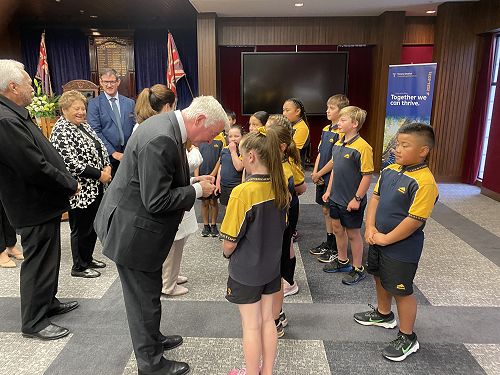 Bluestone School performs for the Governor-General of New Zealand!