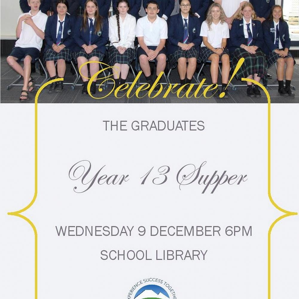 Year 13 Graduation Supper