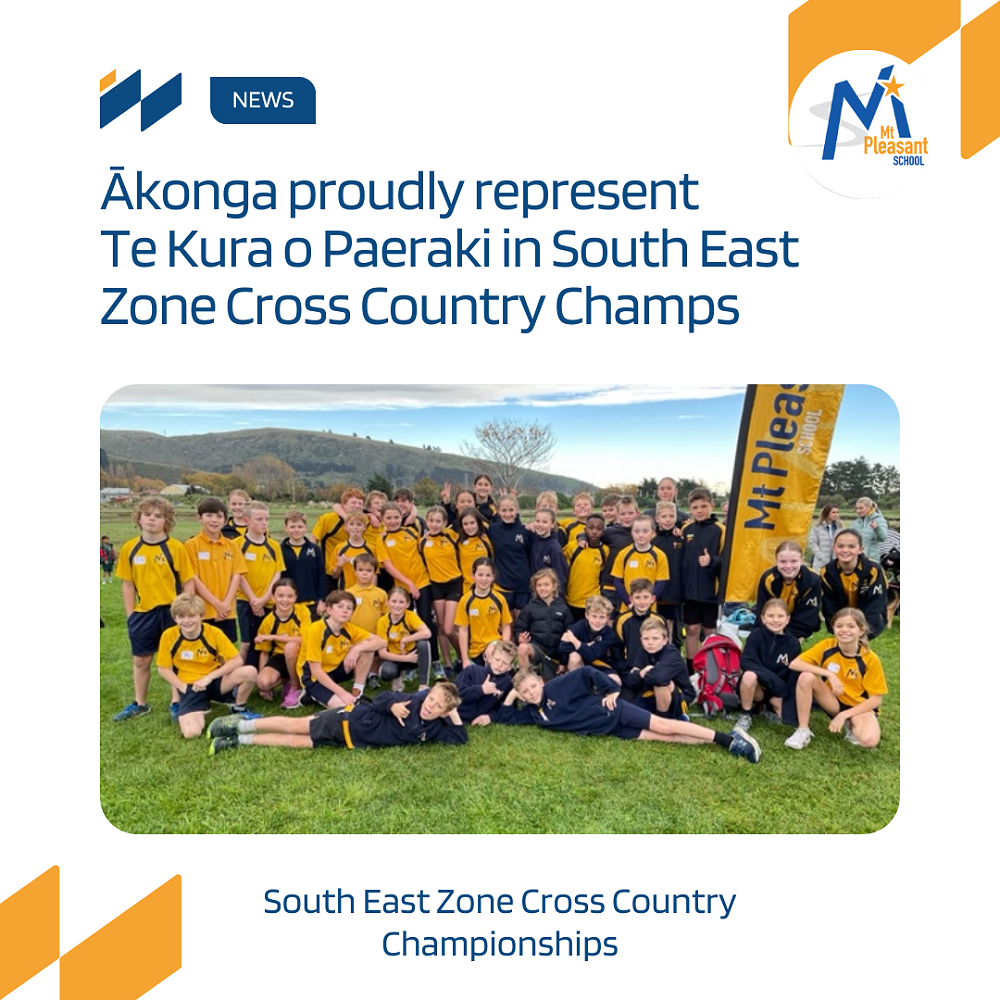Ākonga proudly represent Te Kura o Paeraki in South East Zone Cross ...