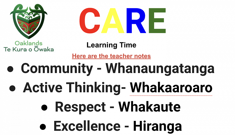 PB4L CARE values -Break times