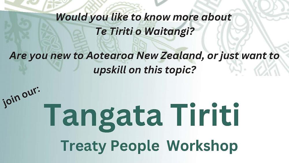 Te Tiriti o Waitangi workshops available in English and Spanish