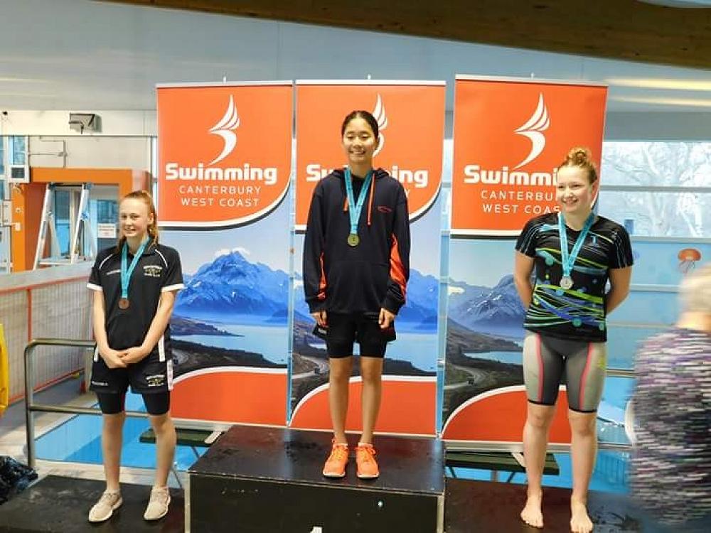 Heaton's Jenny, Room 5, Sets Swim Record