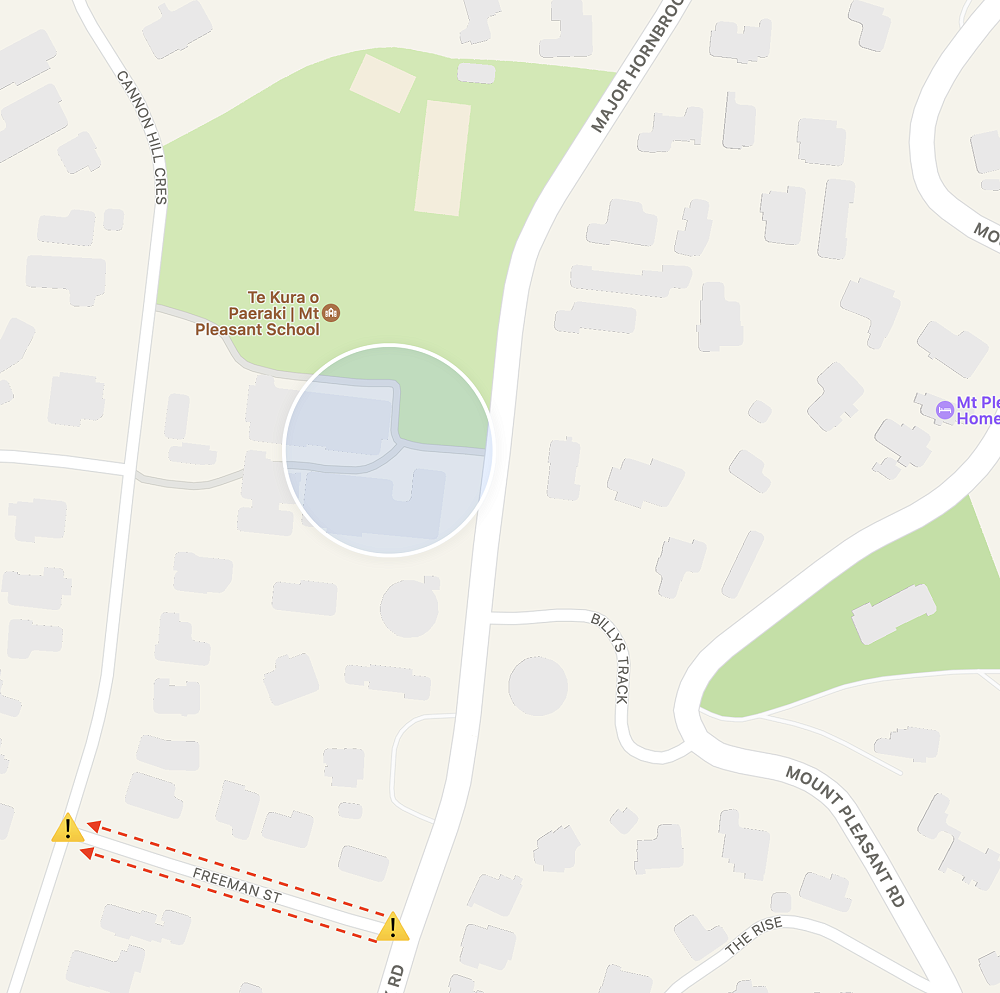 ⚠ ROADWORKS - Freeman Street ⚠ — Term Two Week Four