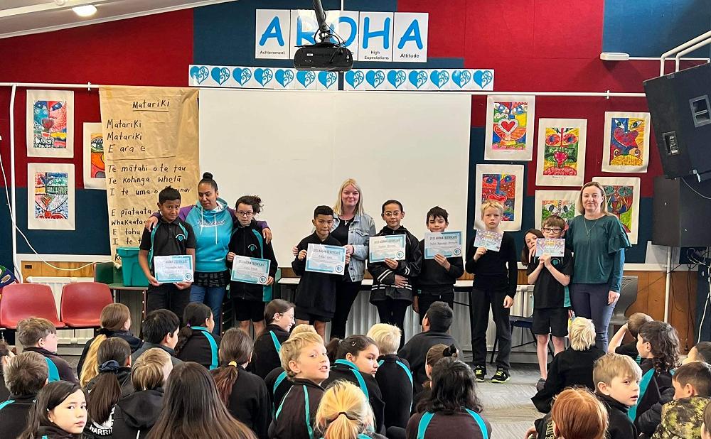 Senior school assembly