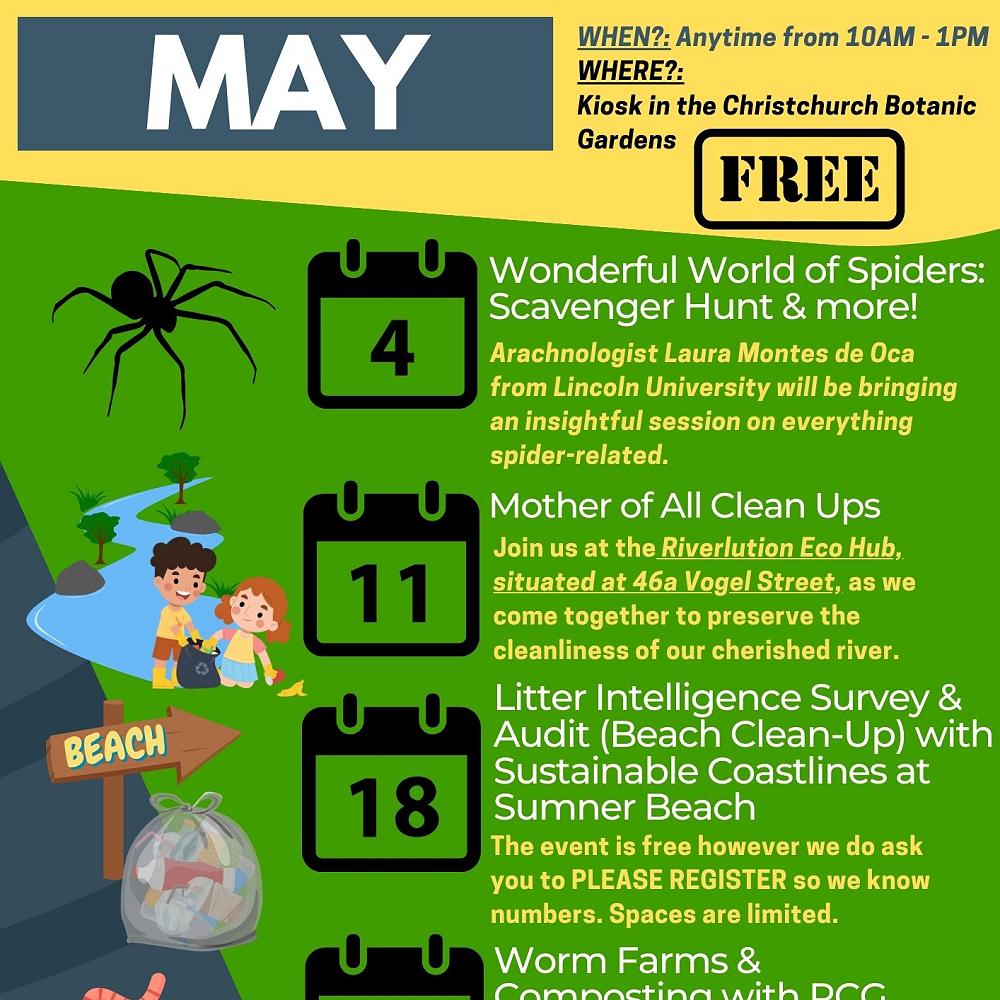 All our events are FREE — Friday, 3 May 2024 - Newsletter