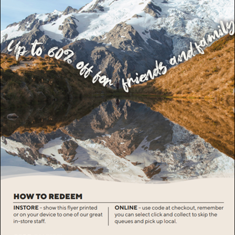 Torpedo7 Friends & Family Event