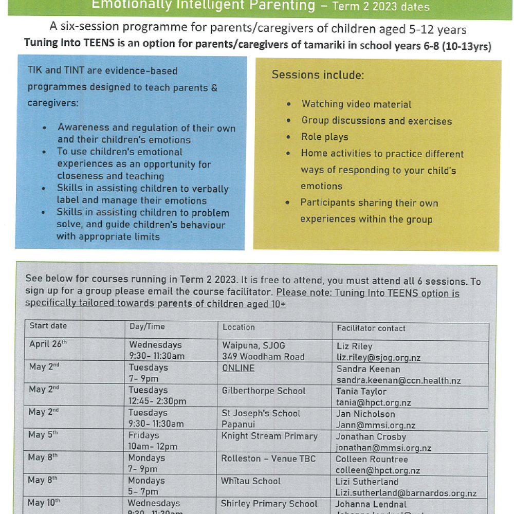 Tuning into Kids + Tuning into Teens