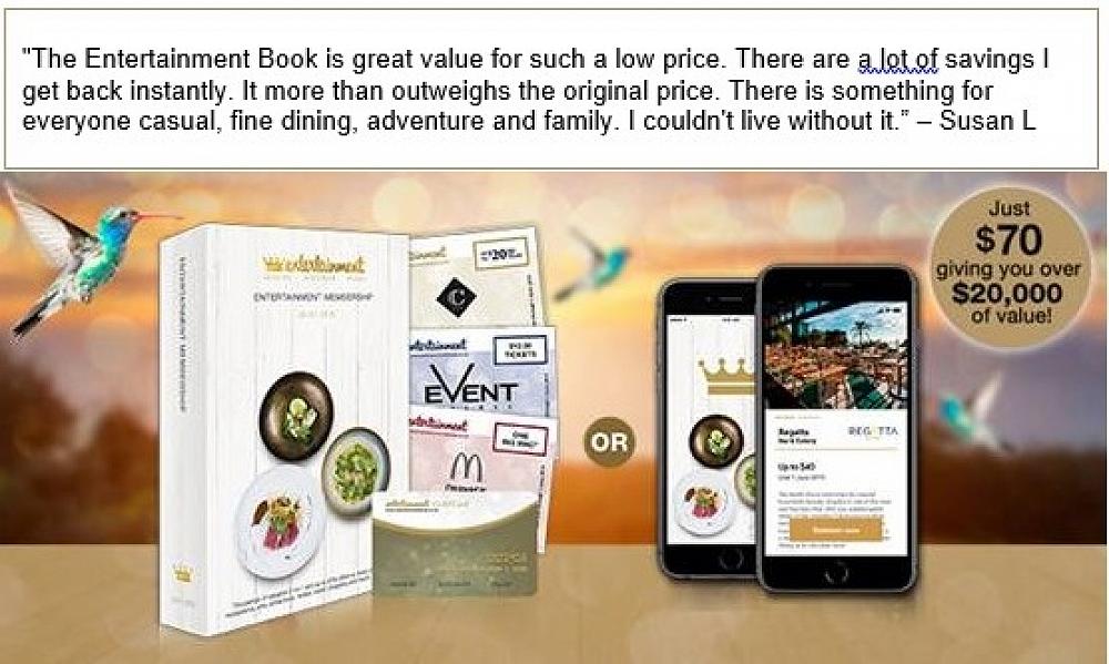 ENTERTAINMENT BOOKS — Final Newsletter for term 2, 2020