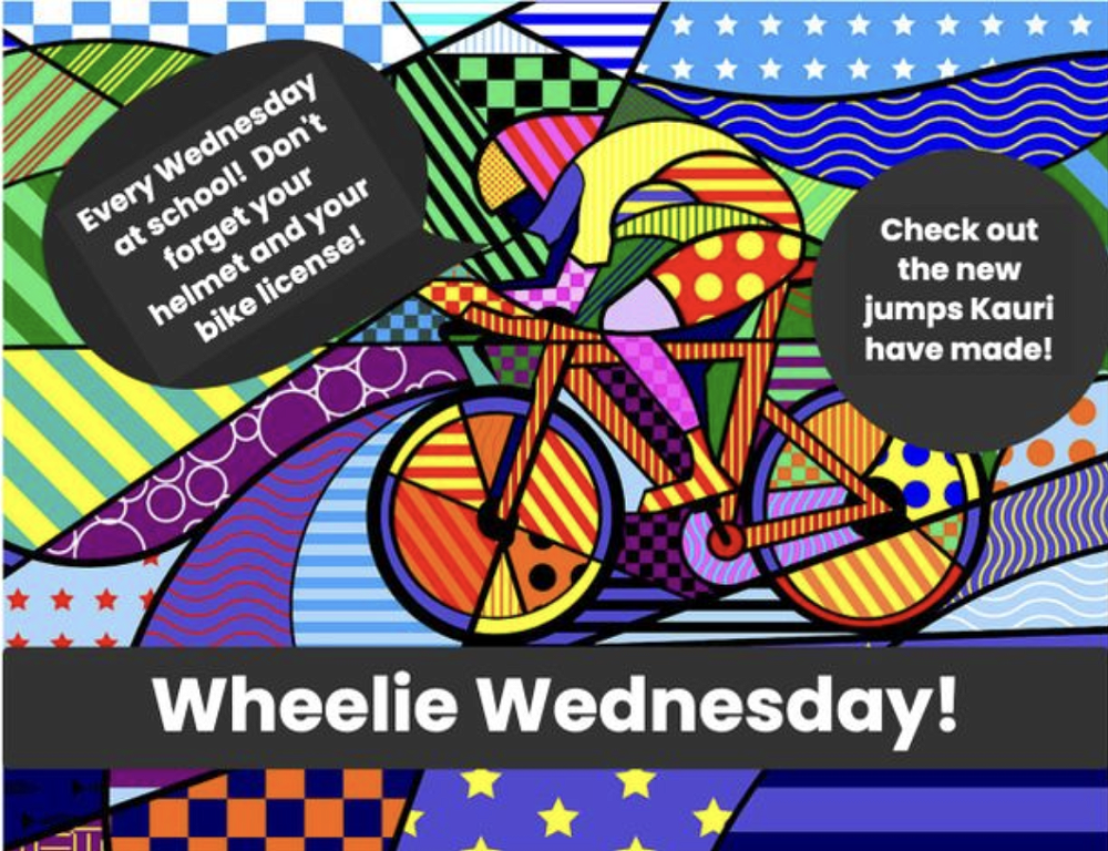 Whizzing around on Wheelie Wednesdays!