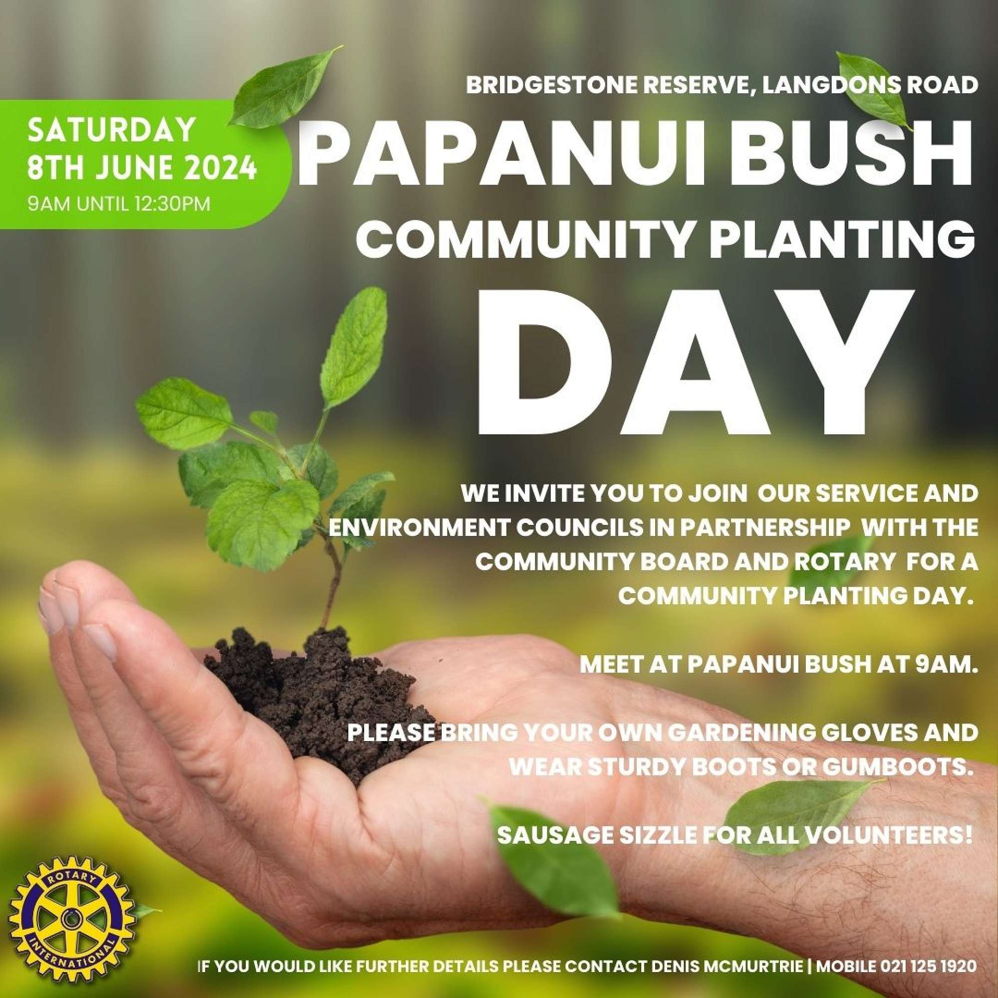 Papanui Bush Community Planting Day — Newsletter 7th June 2024