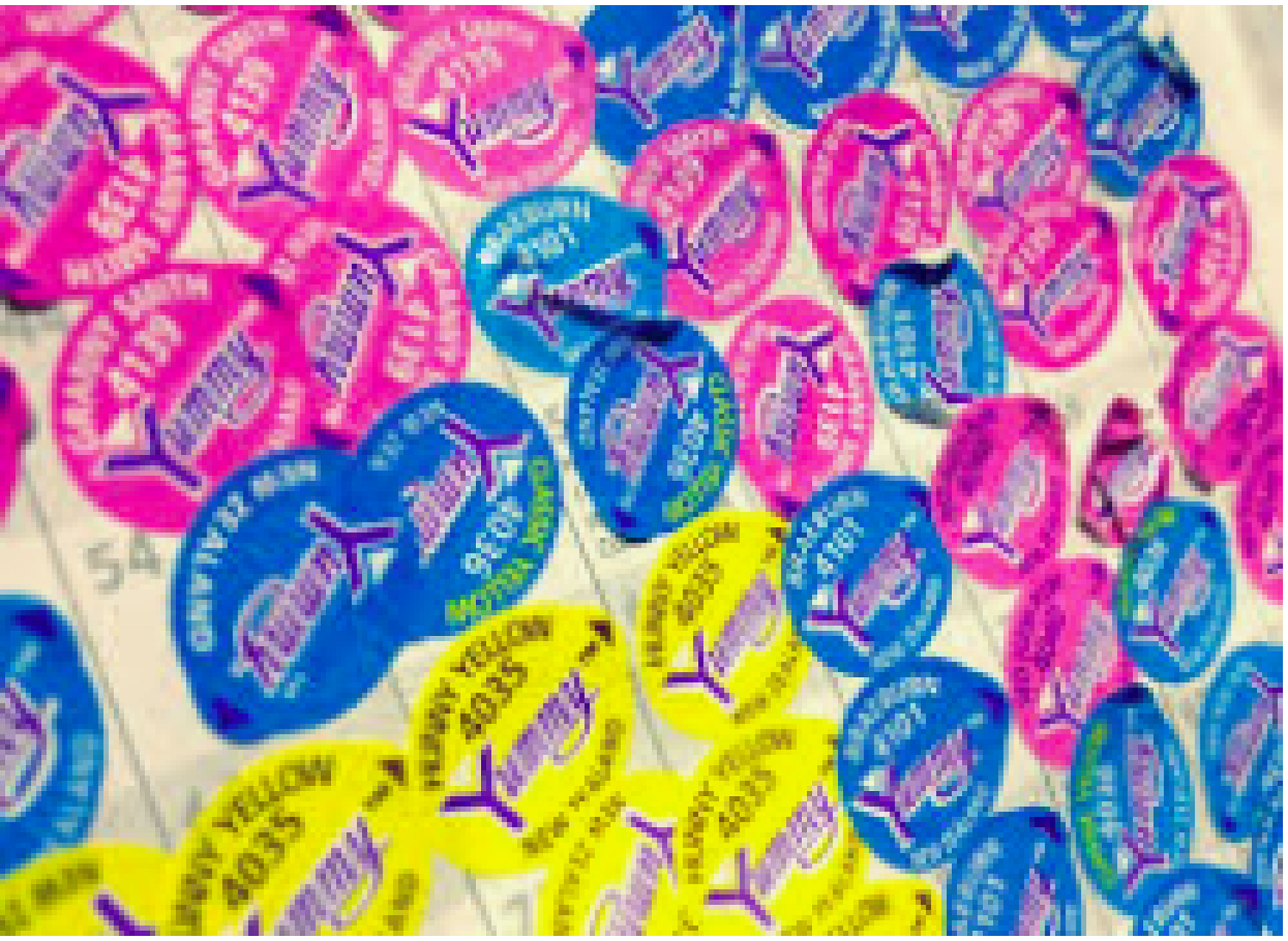 SEND IN YOUR YUMMY STICKERS & TOKENS!