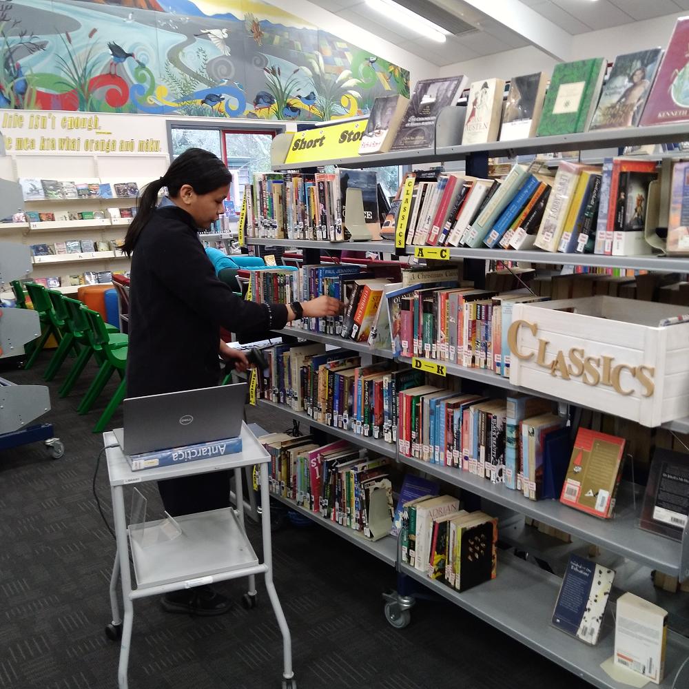 Stocktake in the Library....