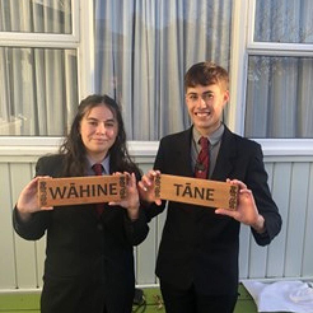 The Cultural Committee creates Te Reo Māori signage for the bathrooms ...
