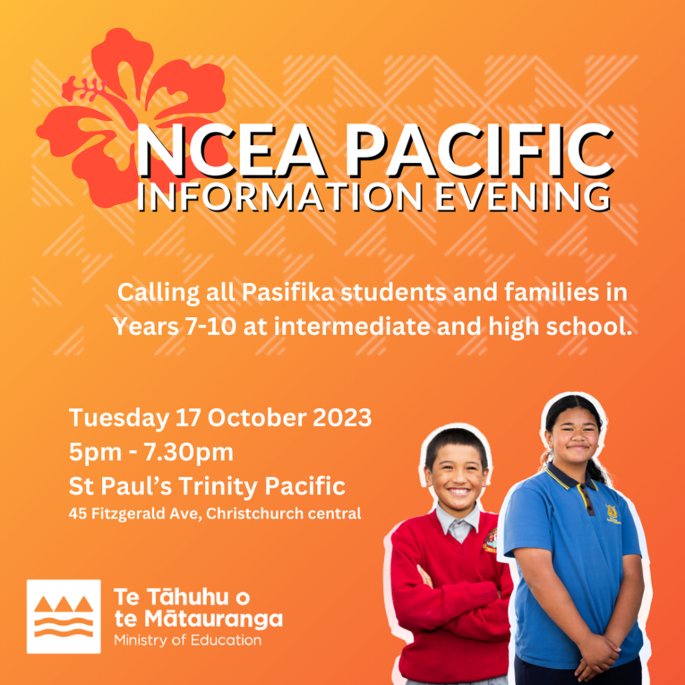 NCEA PACIFIC INFORMATION EVENING