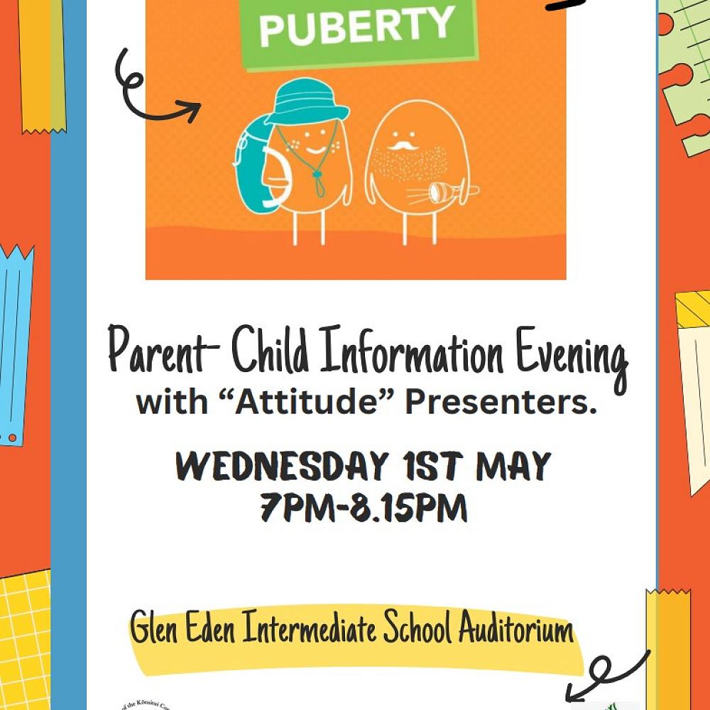 Parent - Child Information Evening at Glen Eden Intermediate School