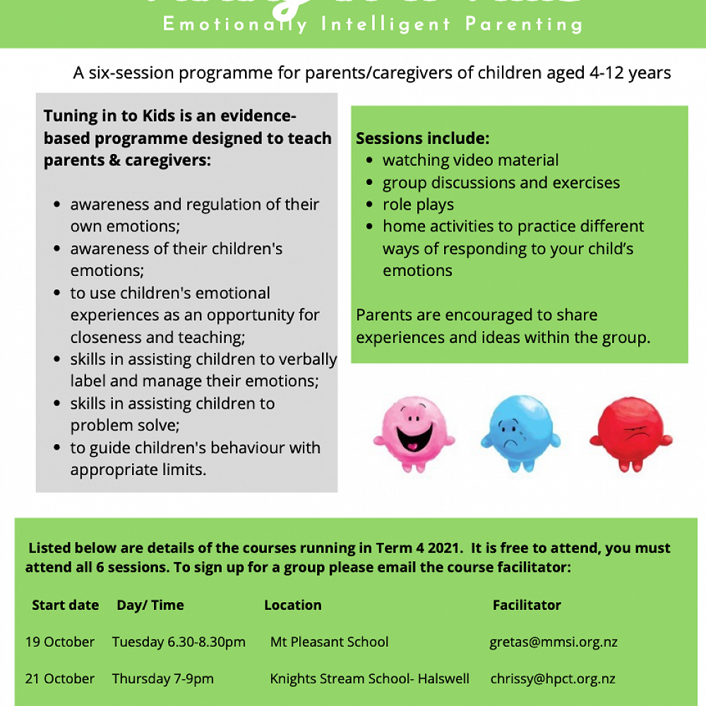 Tuning into Kids - Parenting Programme
