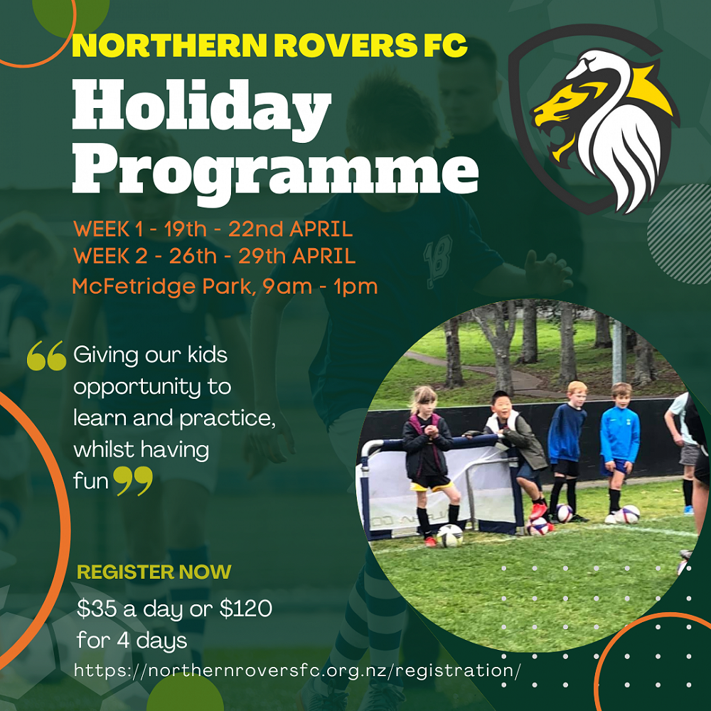 Northern Rovers Football Club Holiday Programme