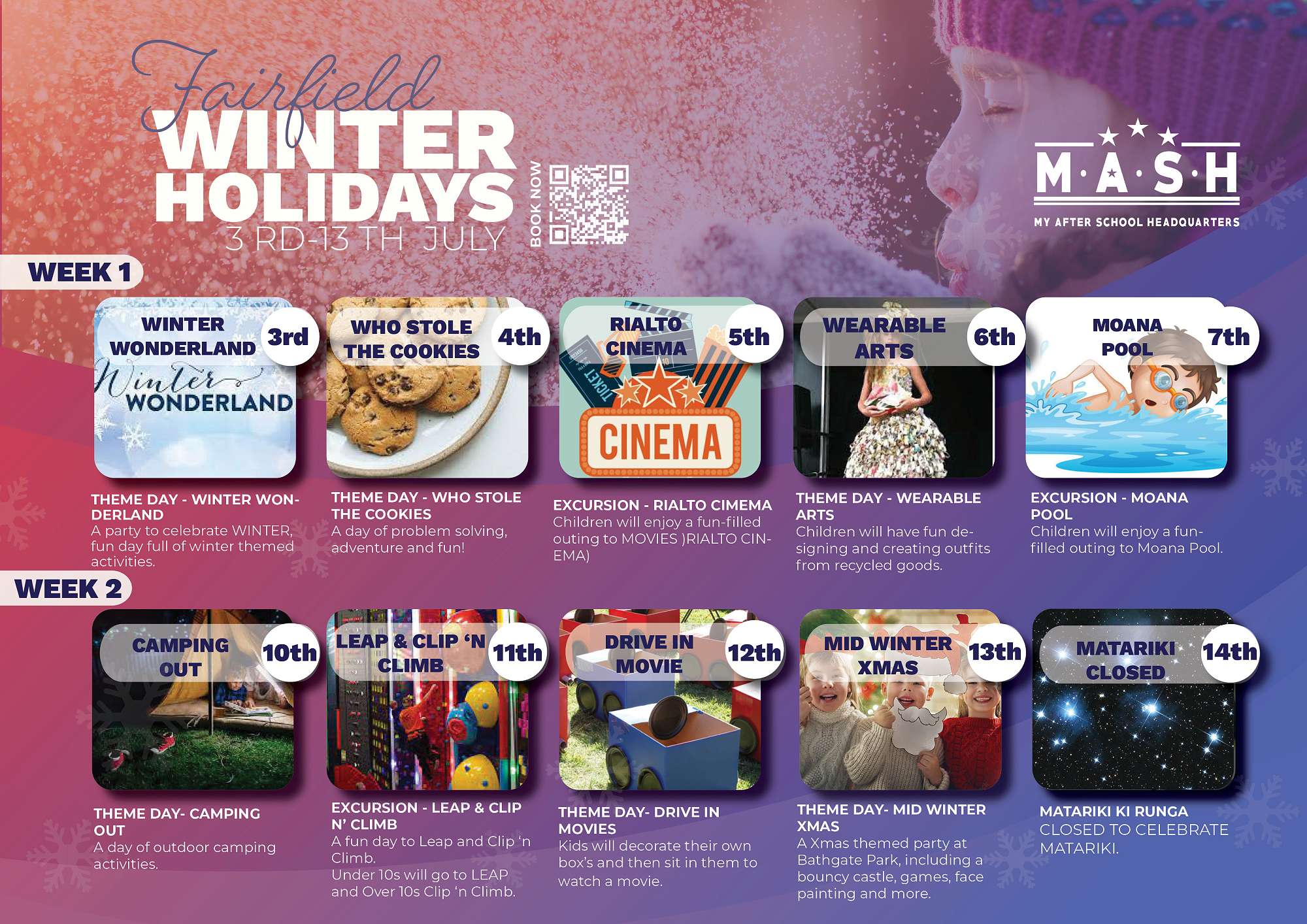 M A S H Holiday Programme At Fairfield School