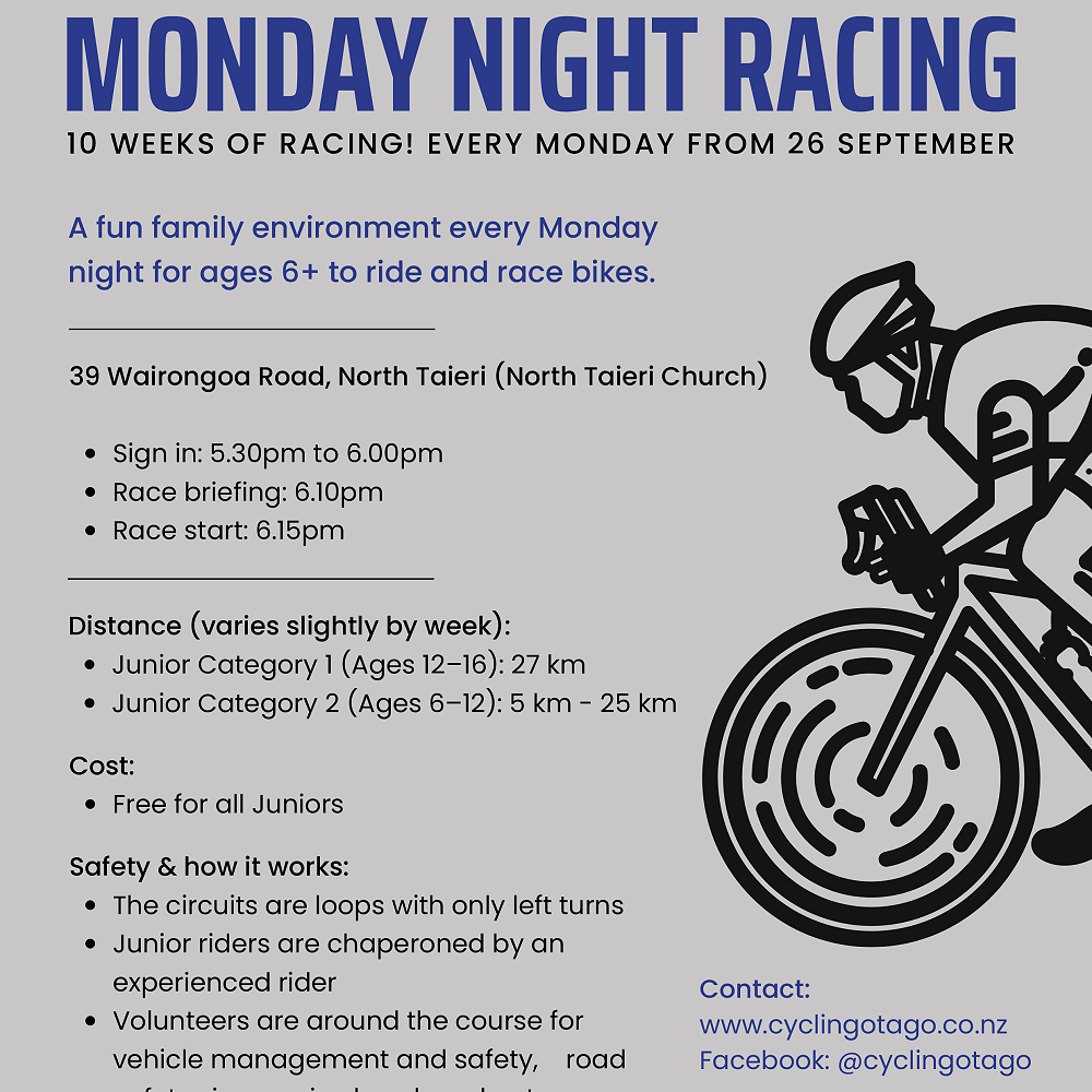Monday Night Bike Racing — Hilda's News Term 3