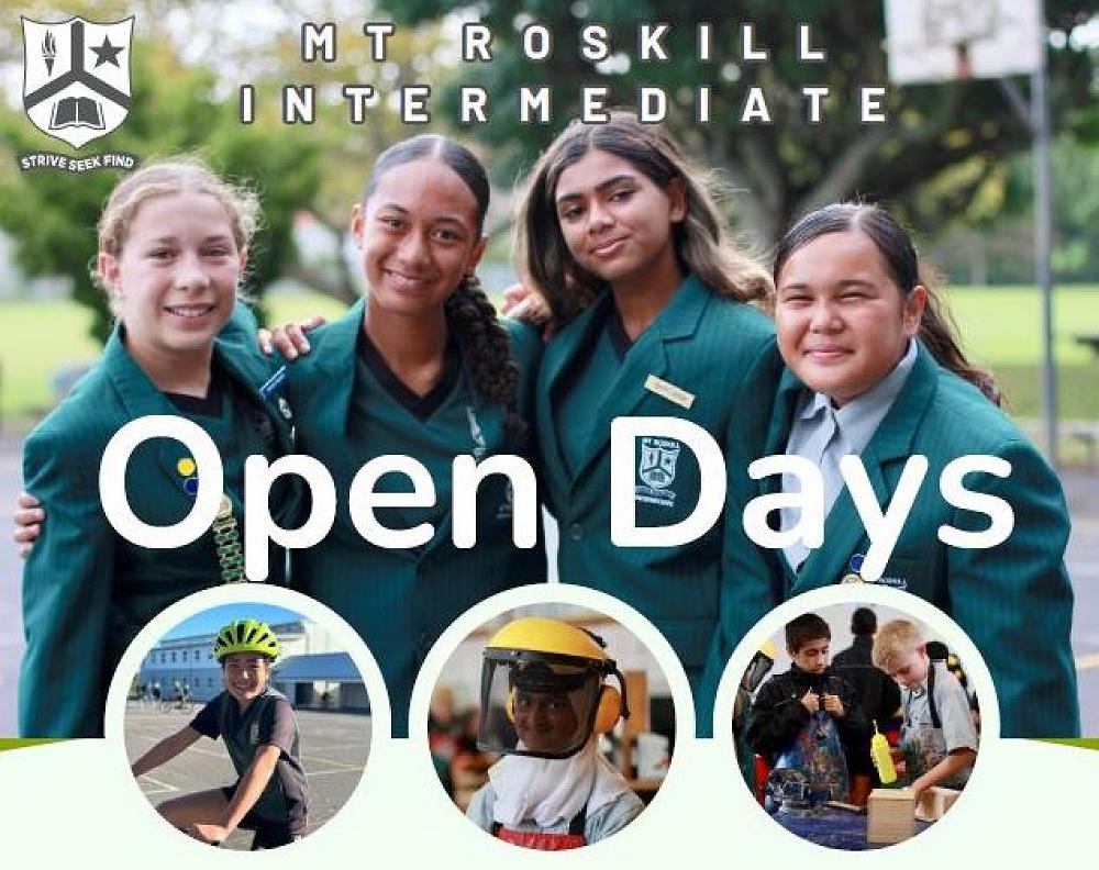 Mt Roskill Intermediate School Open Days