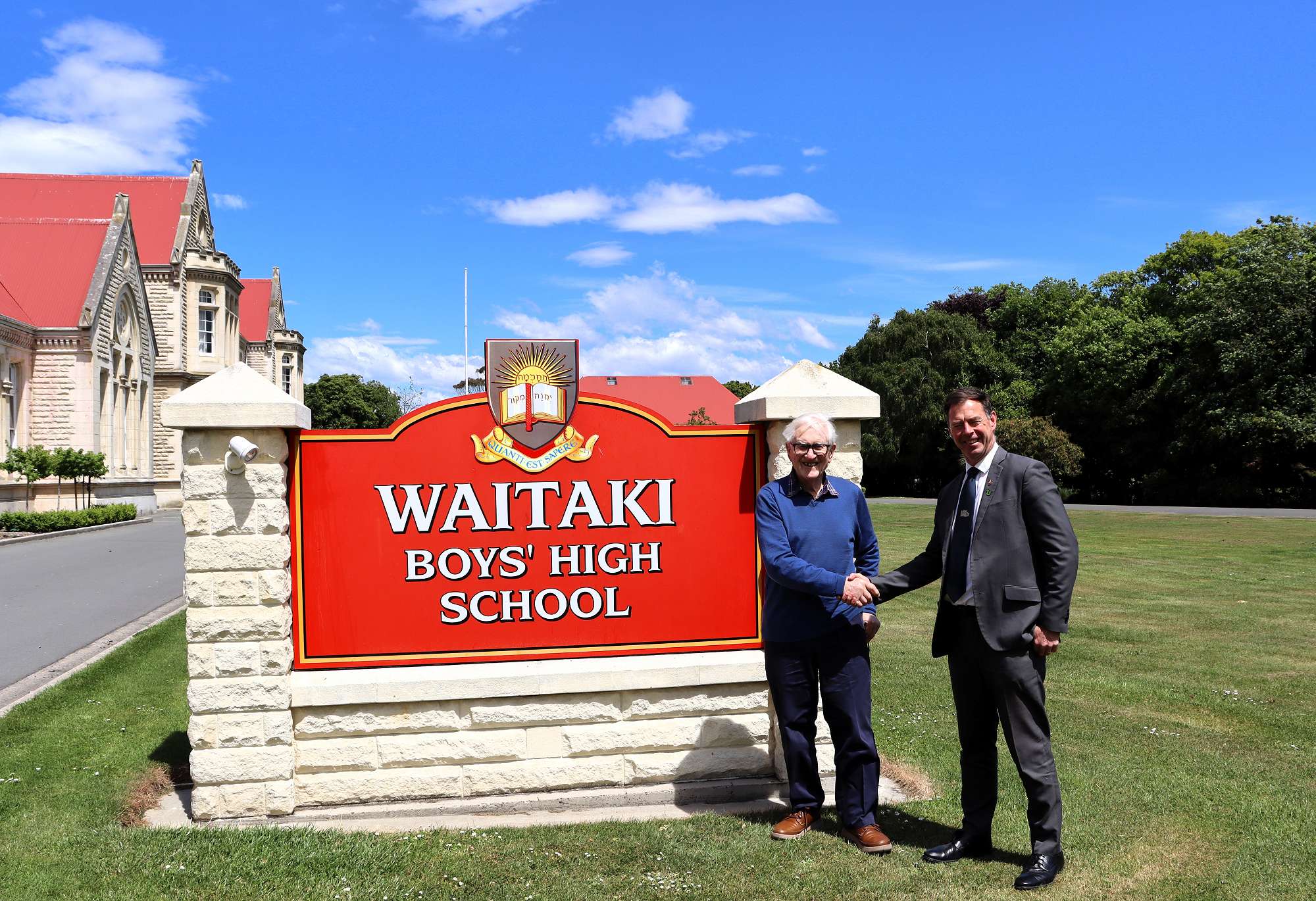 The Rector had the honour to meet 1953 Head Day Boy Emeritus Professor ...