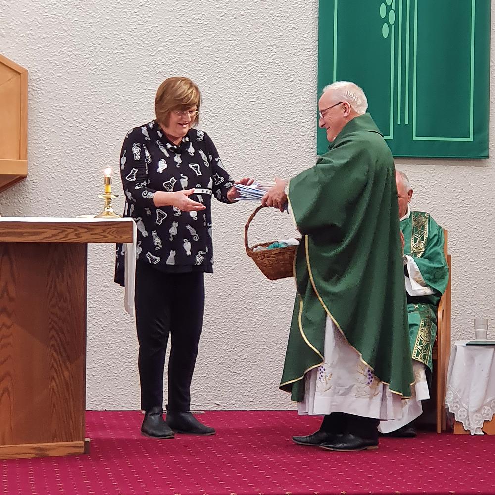 Time to say goodbye- to Fr Stuart.