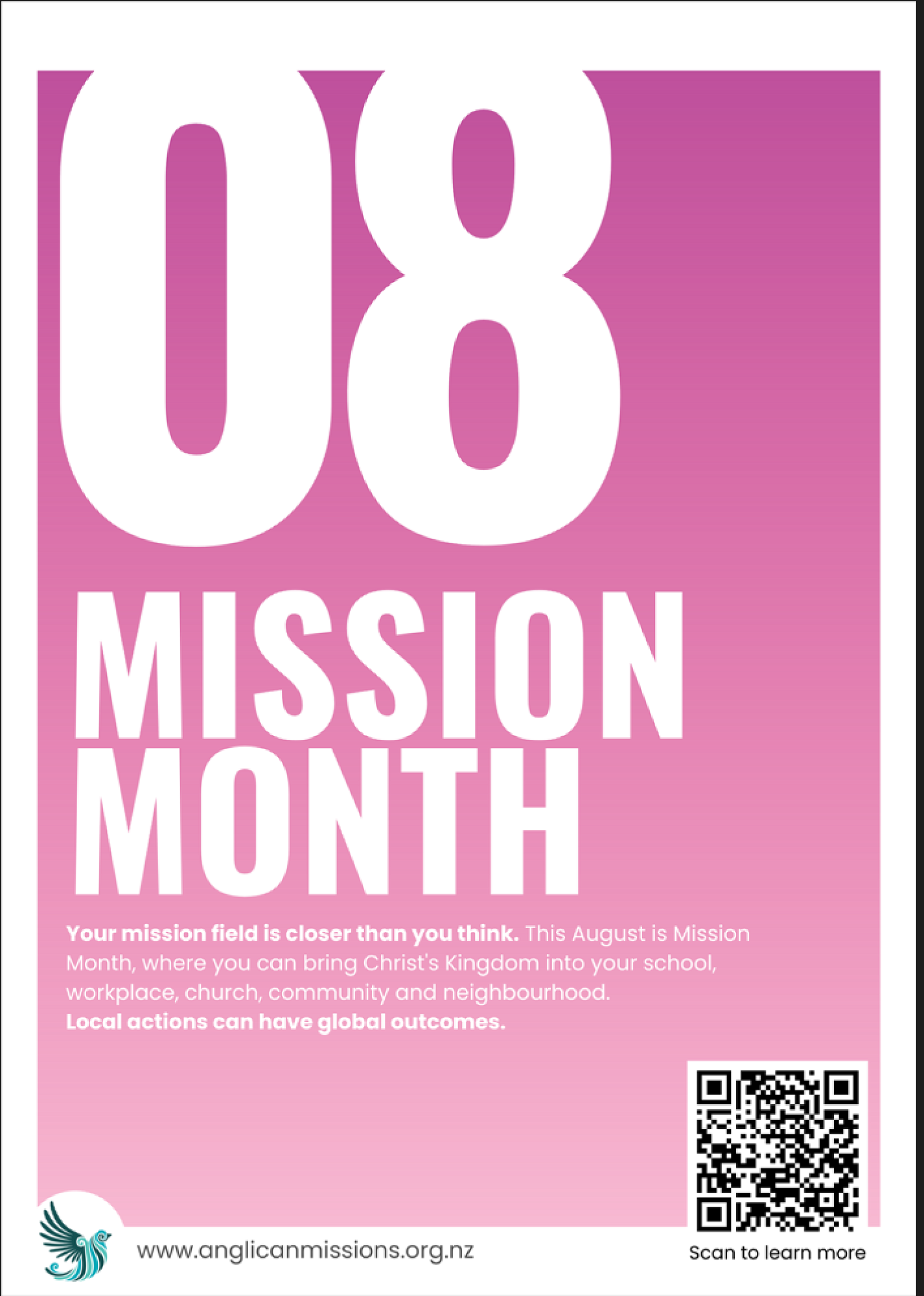 August is Mission Month