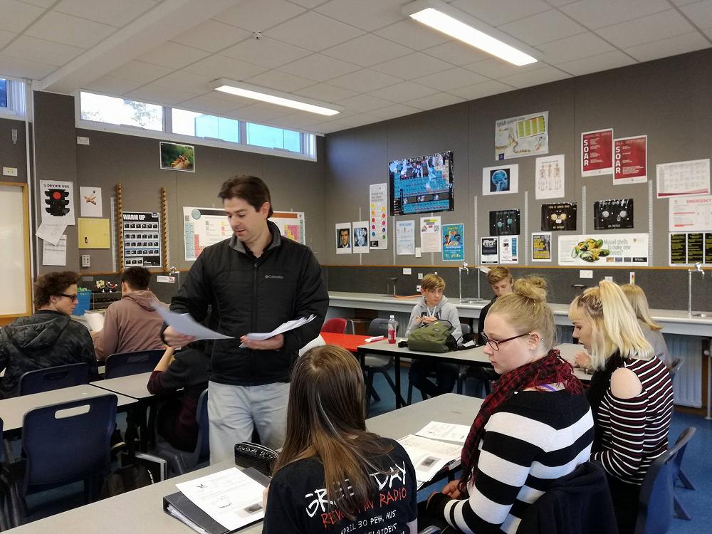Policeman turns to teaching