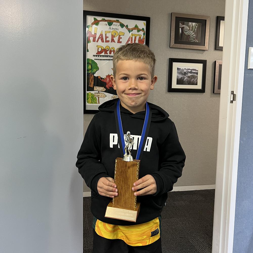 Te Puna JMC Rugby Under 6 Most Outstanding Player