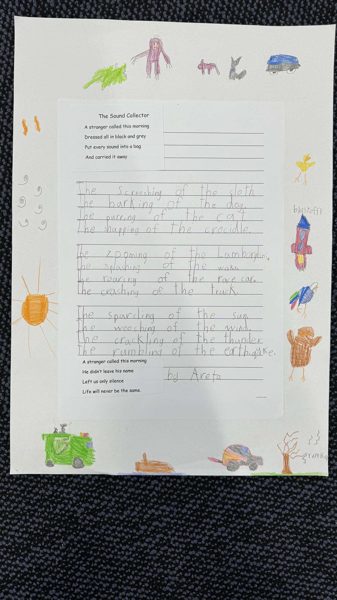 The Sound Collector Poem