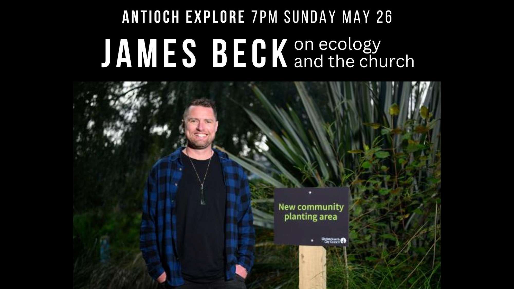 James Beck on Ecology and the Church - May 26 — St Barnabas Connect ...