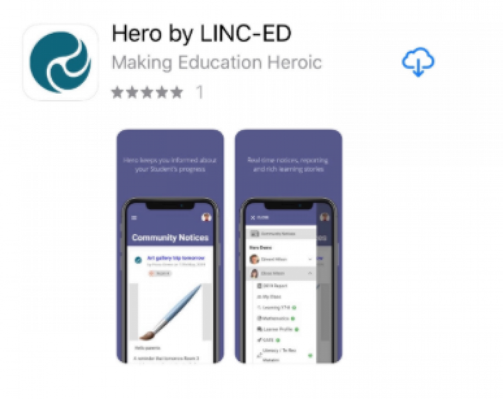 Hero - our online reporting tool