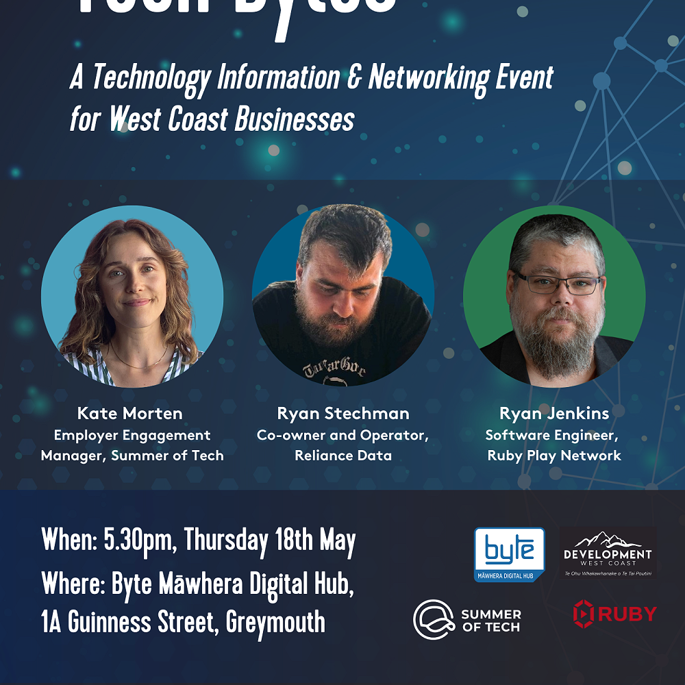 Tech Bytes Networking Evening — Newsletter 18 May 2023, Week 4, Term 2