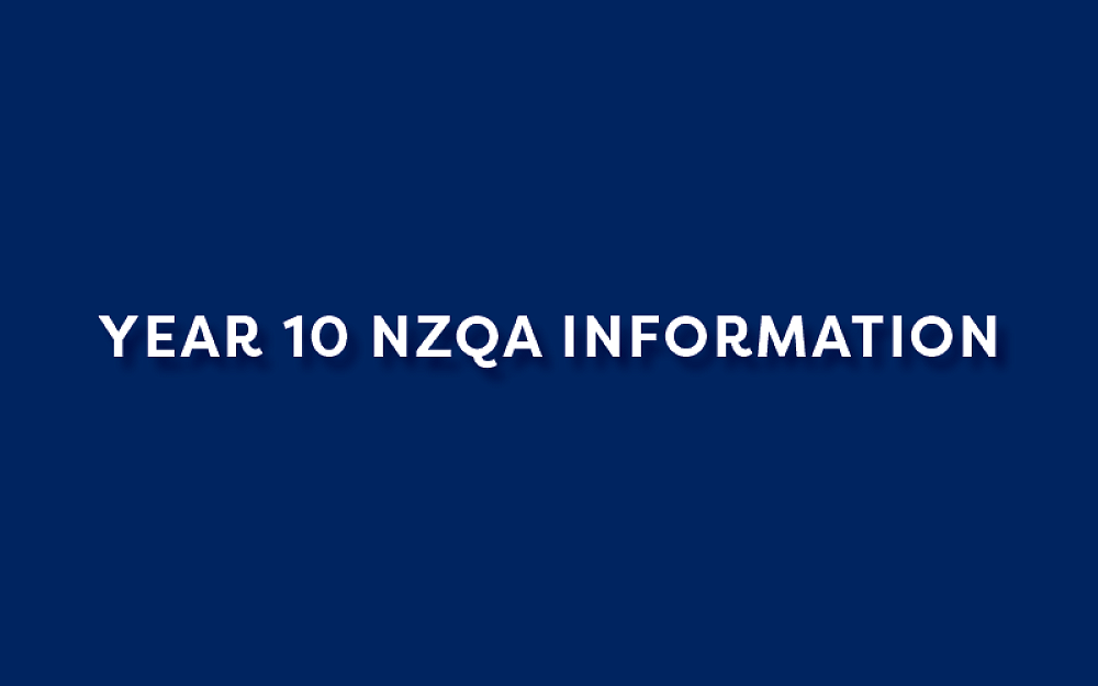 Year 10 NZQA Common Assessment Activity — Intouch | 27 October 2023