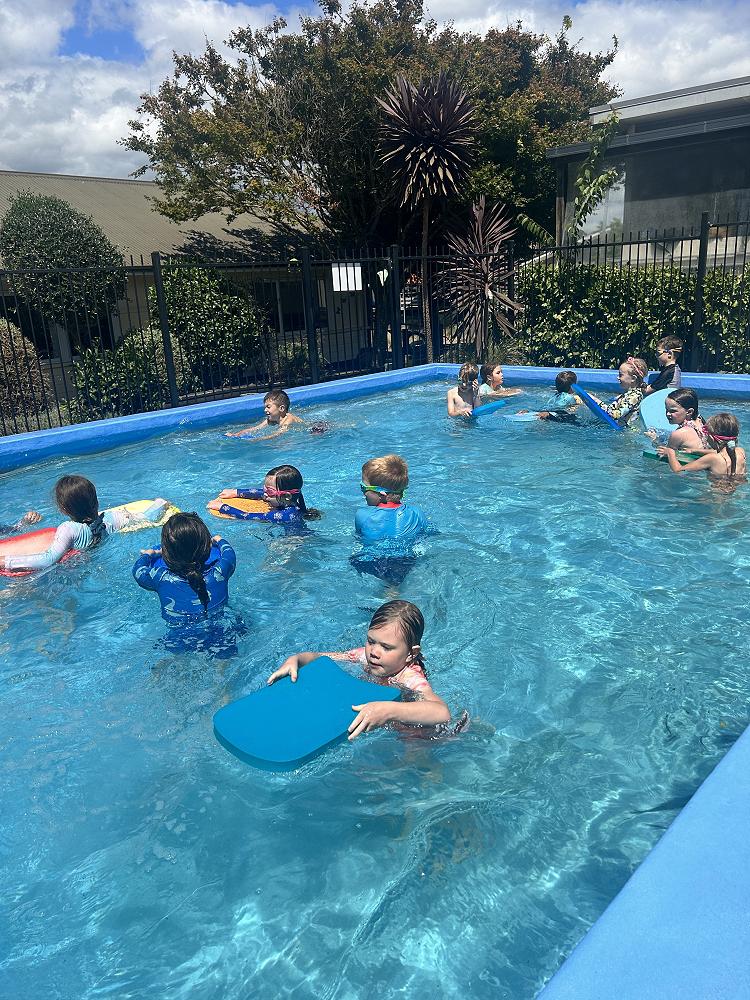 Rooms 13 and 14 hit the pool...