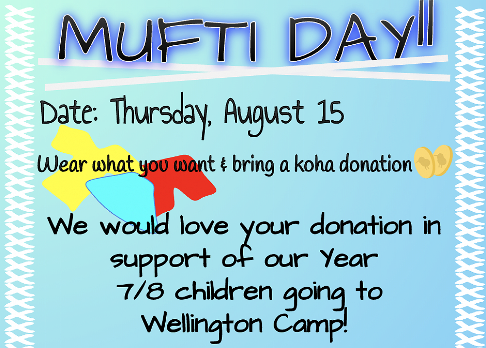 Mufti Day is Tomorrow!
