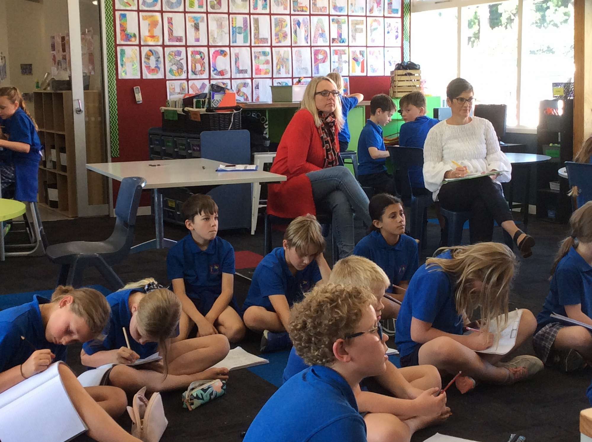 Carla McNeil from Learning Matters visits Ladbrooks