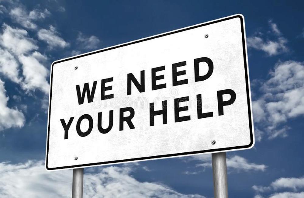 We need your help!