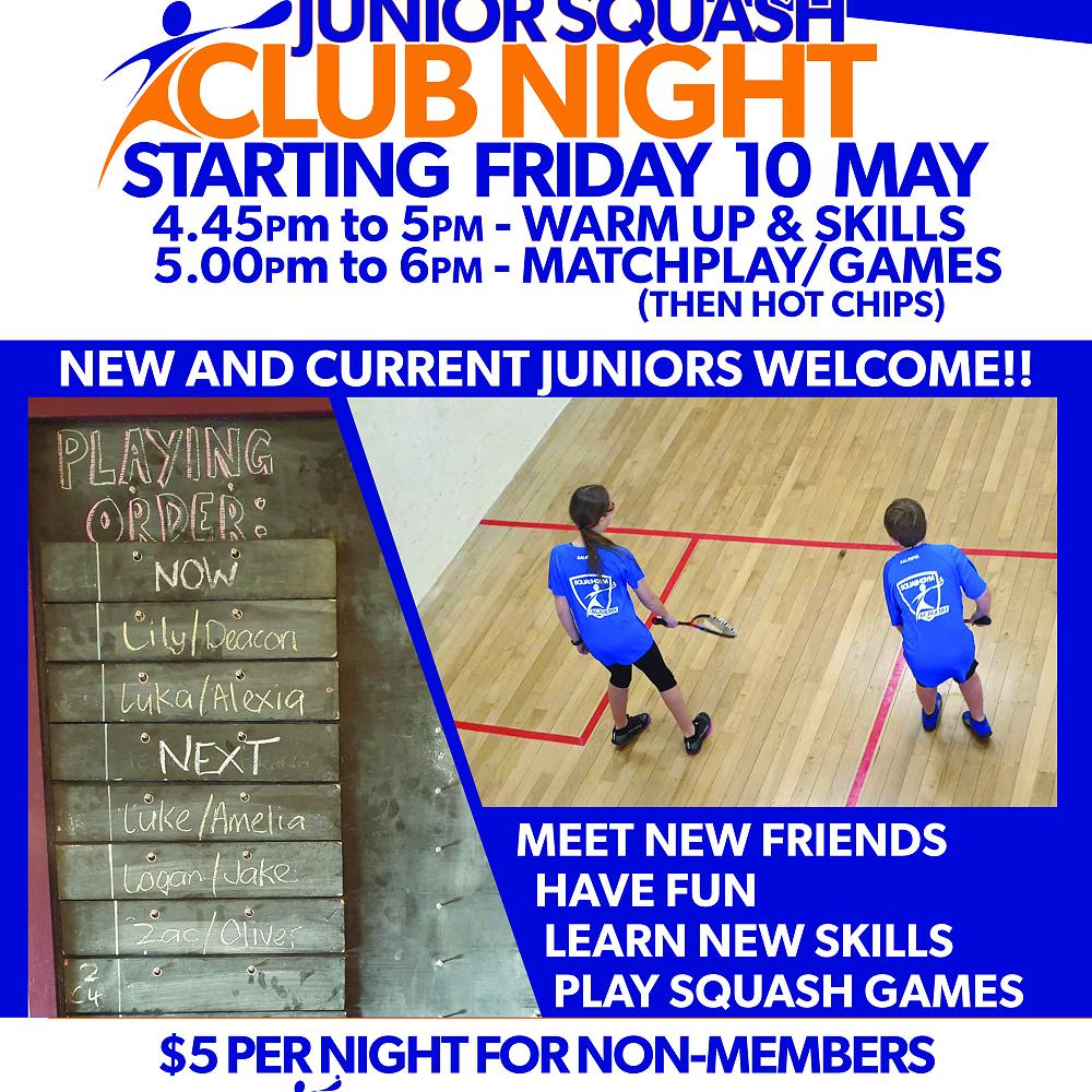 Squash Gym Junior Club Night