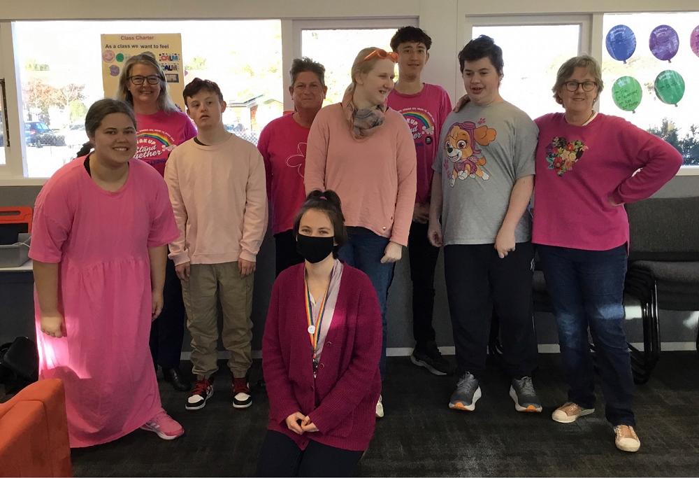 What an awesome display of pink last Friday