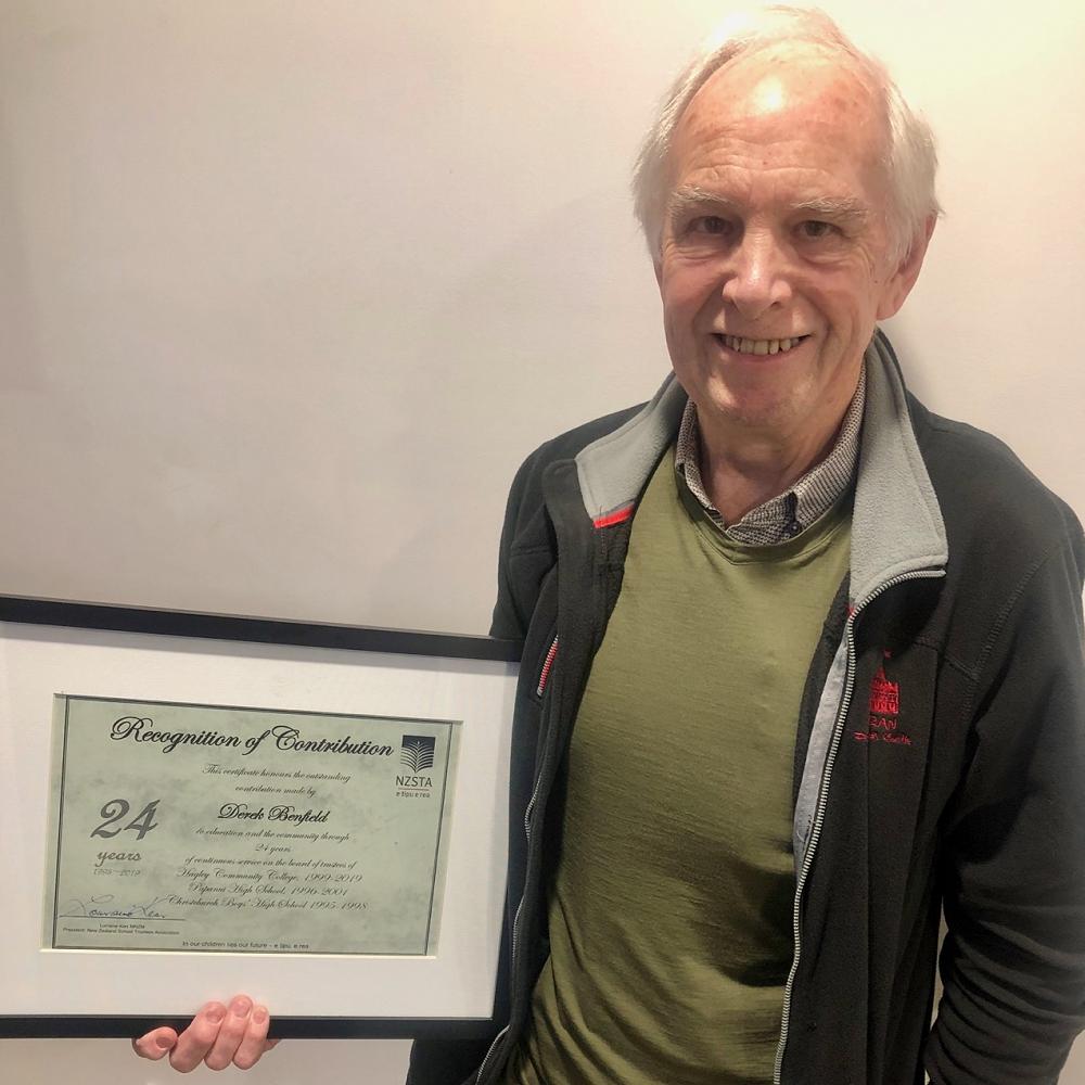 Derek Benfield's Outstanding Service to Hagley