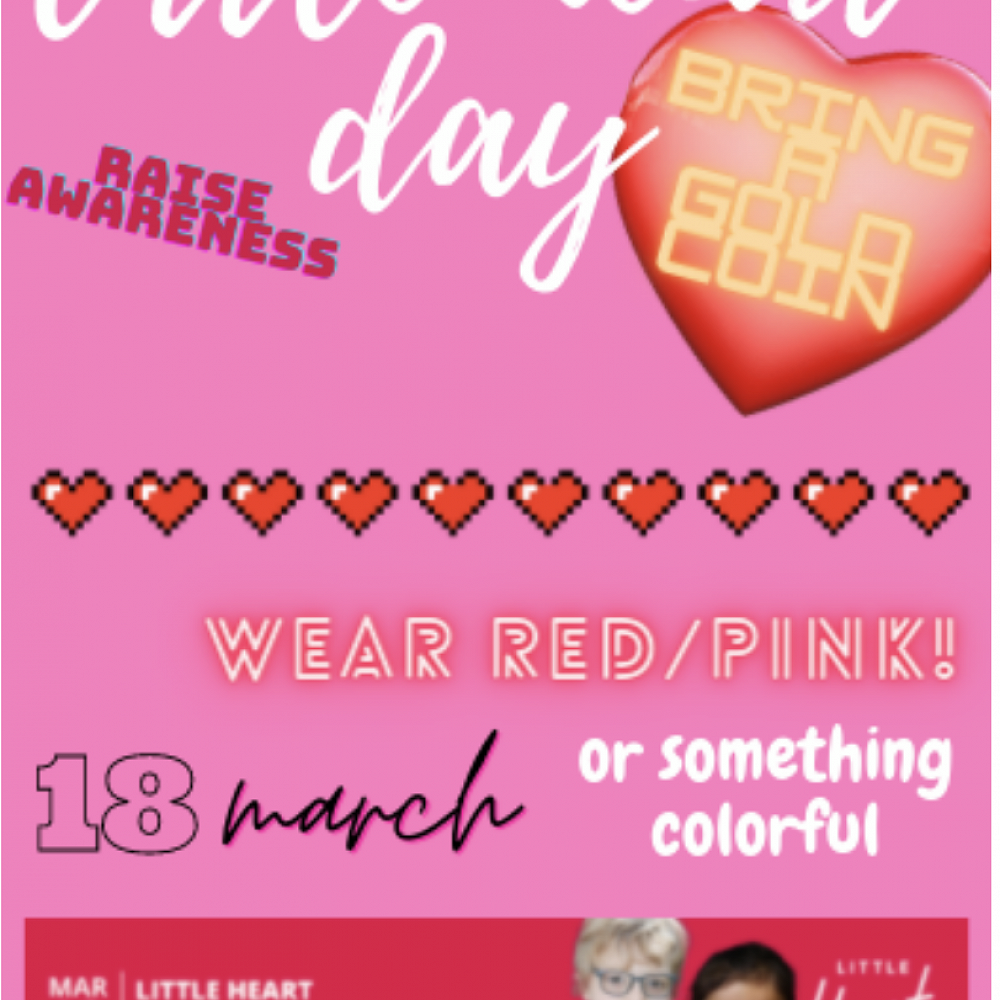 Little Heart Day - Wear red or bright colours — The Best of You as You ...