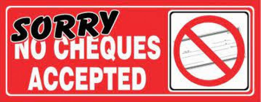 It's time to say goodbye to cheques