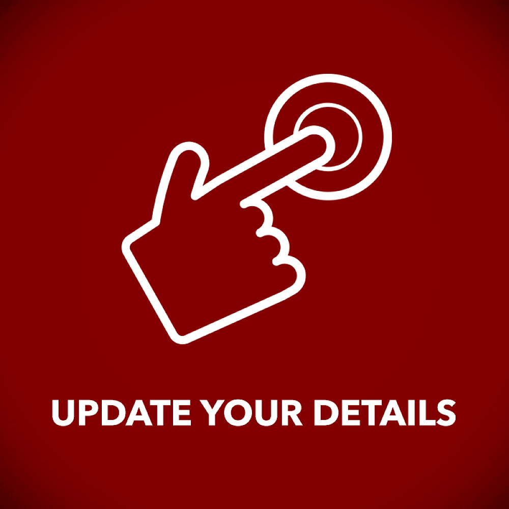 Please Update Your Details