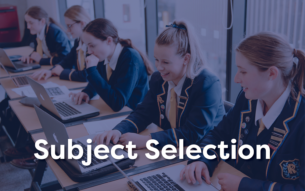 Subject Selection Process for 2023 courses