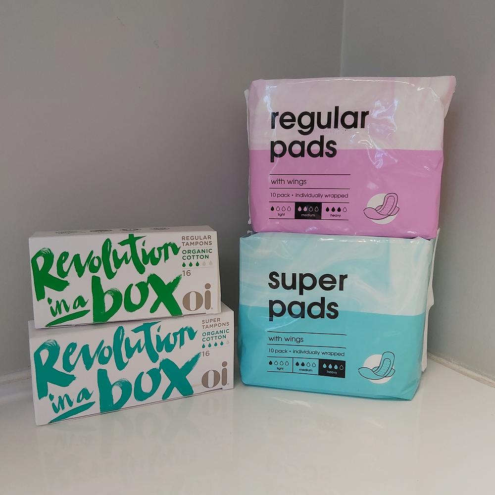 Free Period Products Available