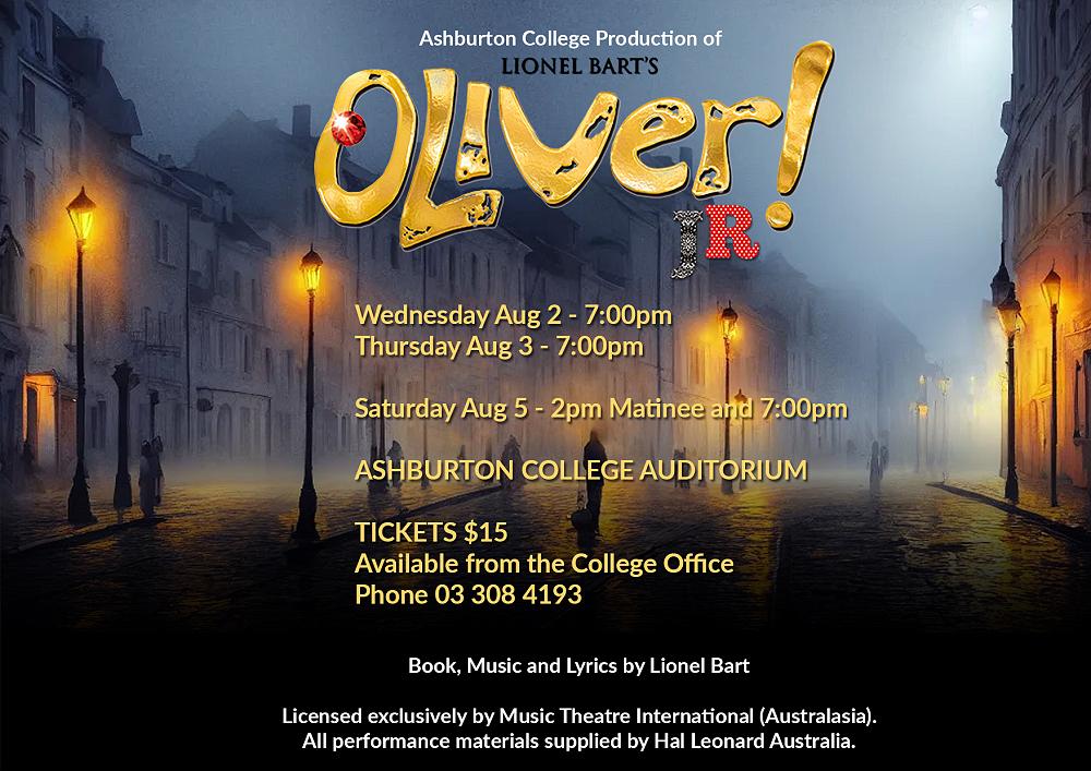 ASHCOLL PRODUCTION "OLIVER"