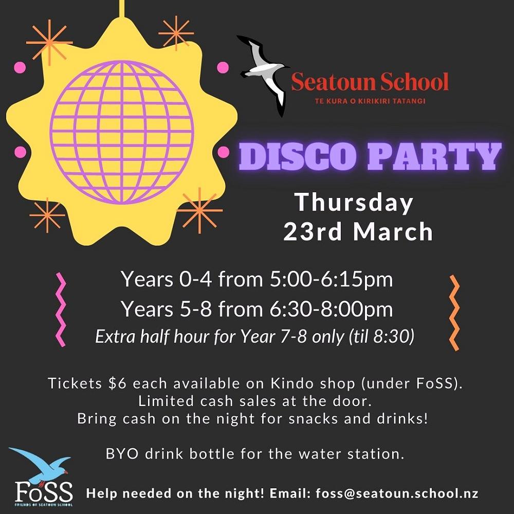 Disco Party on Tonight