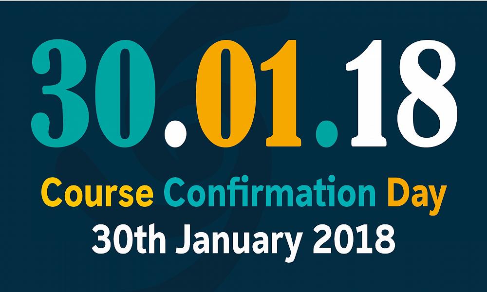 Course Confirmation Day